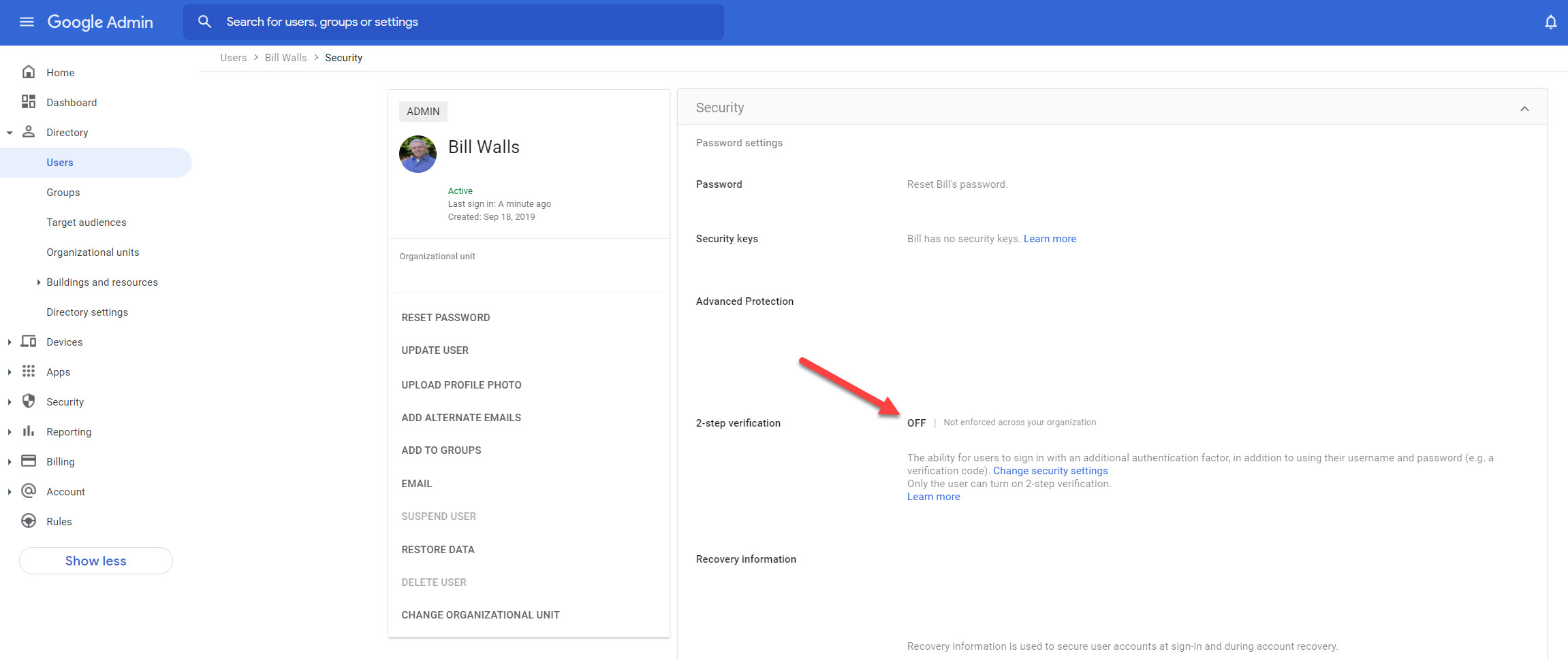 How To Turn Off Google Workspace 2 Factor Authentication